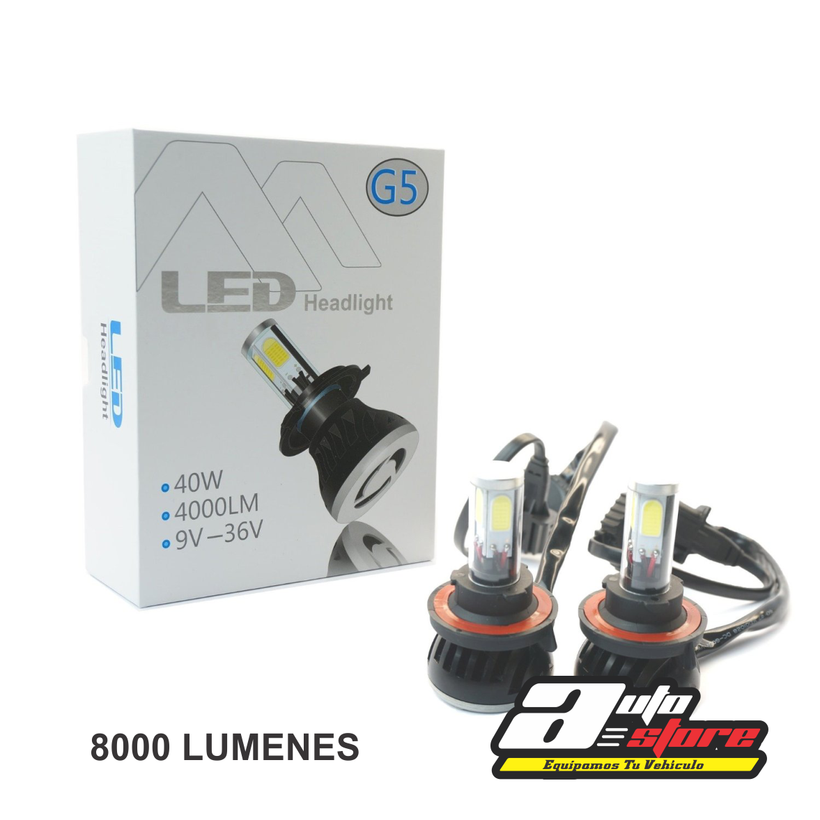 H13 - Bombillo LED G5 - ALTA/BAJA 8000LM – autostore-la